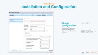 NetApp Management Pack for VMware vRealize Operations | Blue Medora | PPTX