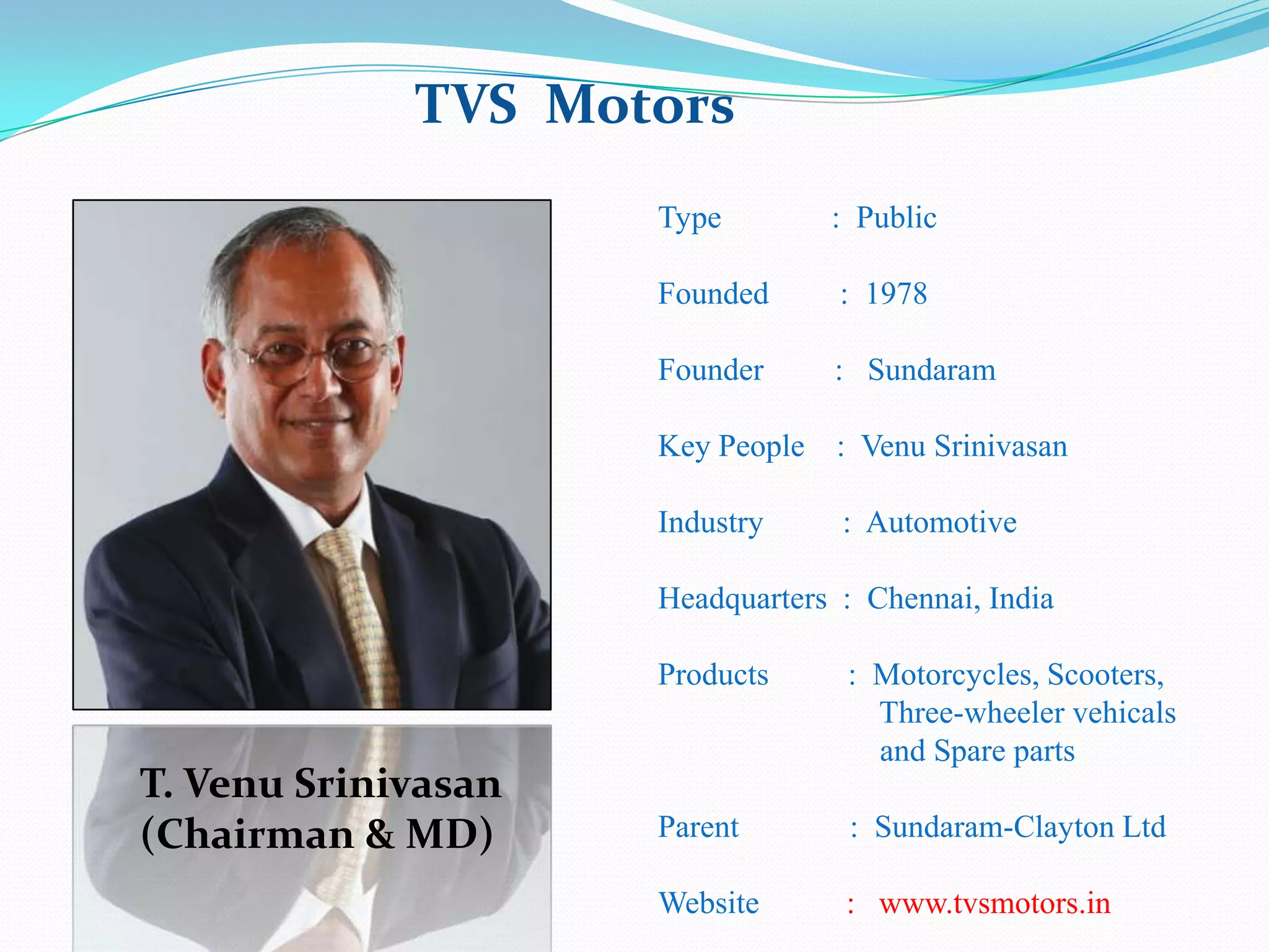 Tvs group of companies ppt | PPTX
