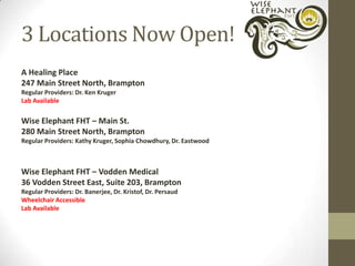 Wise Elephant TV Slides | PPTX | Physical Therapy | Wellness