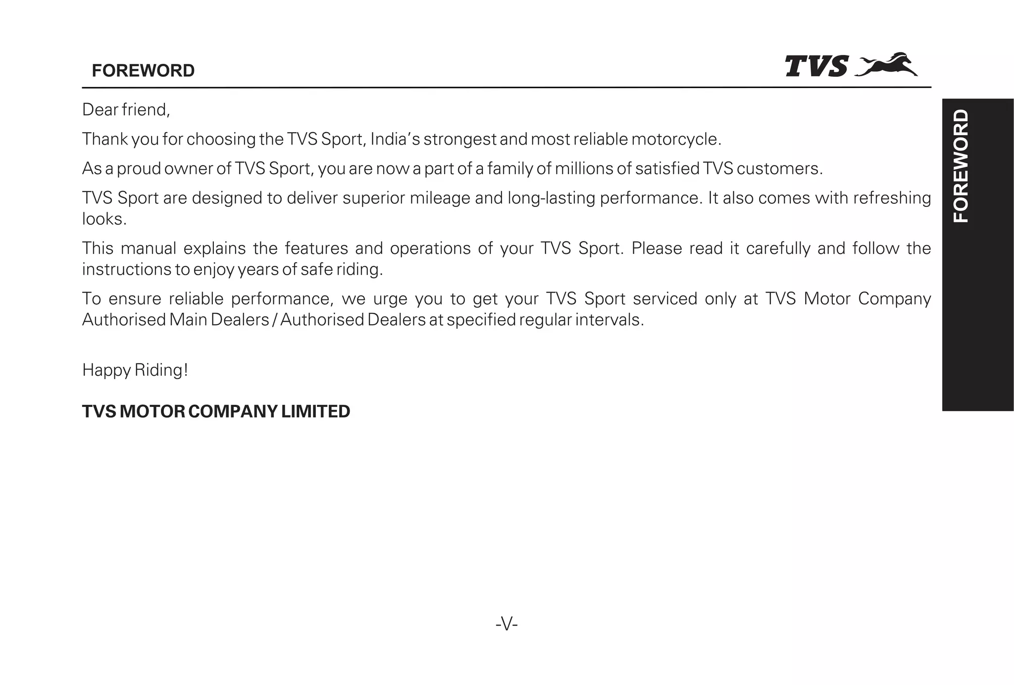 Tvs metro manuals brochure | PDF