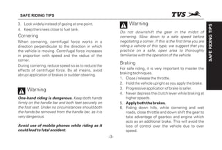 Tvs metro manuals brochure | PDF