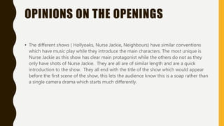 Tv soap presentation 3 | PPTX | Soap Opera | Genres