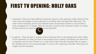 Tv soap presentation 3 | PPTX | Soap Opera | Genres