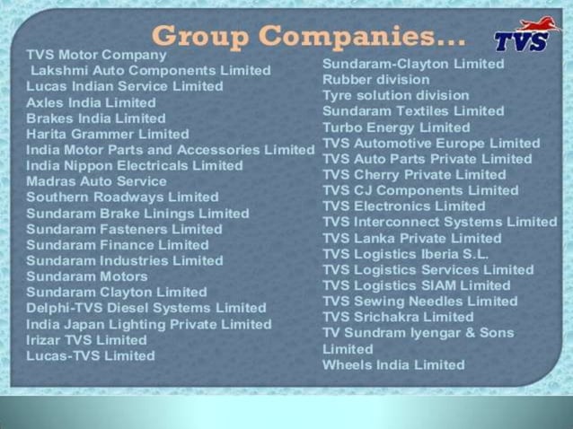 Tvs ppt - By A.R.ROHINI | PPTX | Automotive Industry | Industries