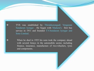 TVS SWOT ANALYSIS | PPTX