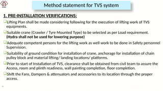 Tunnel Ventilation System in Kanpur Metro | PPTX