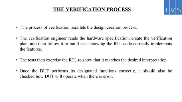 ASIC design verification | PPTX | Programming Languages | Computing