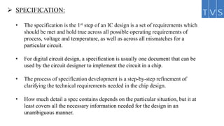 ASIC design verification | PPTX