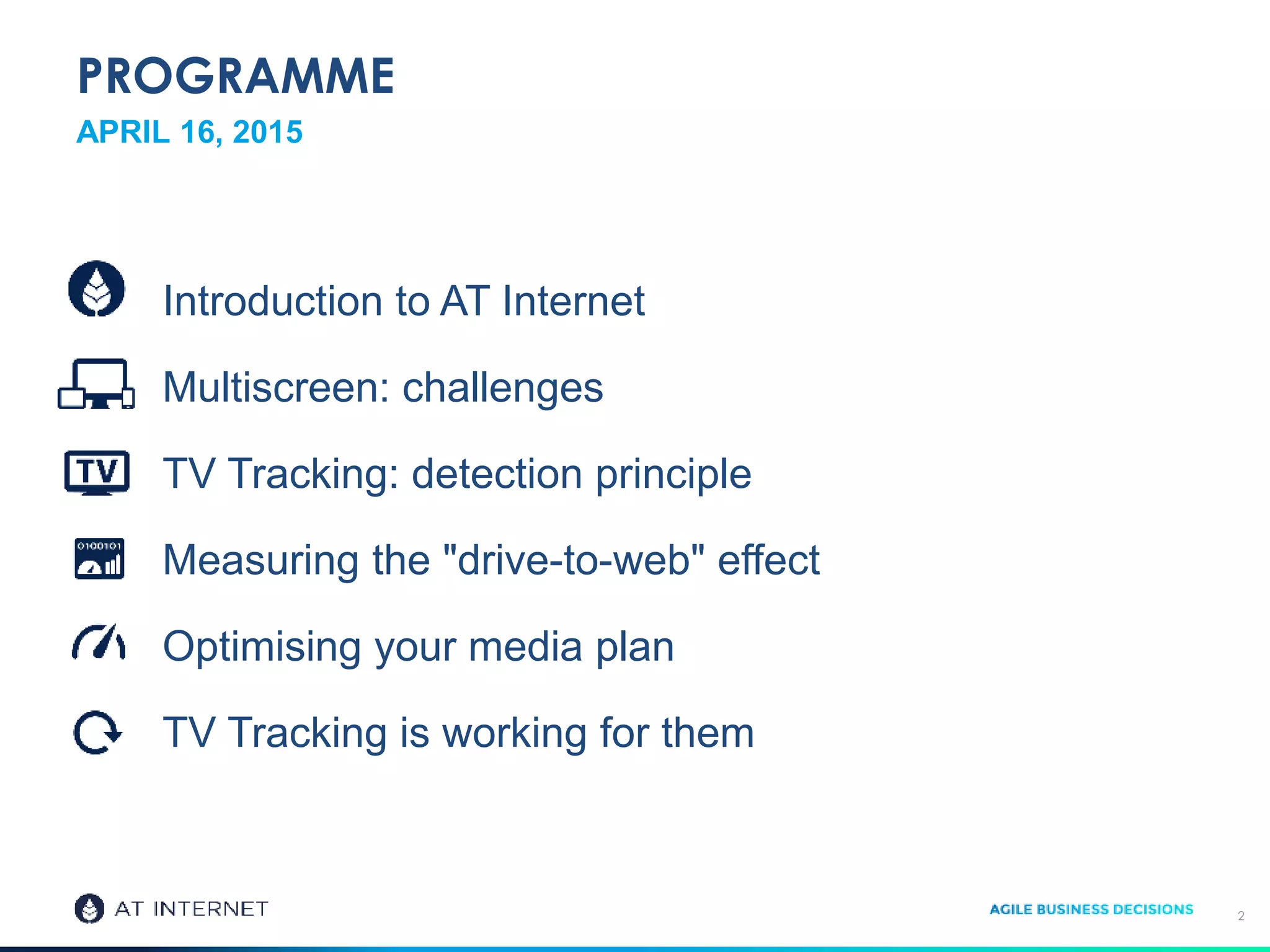 TV Tracking: optimise your TV campaigns in real time | PDF
