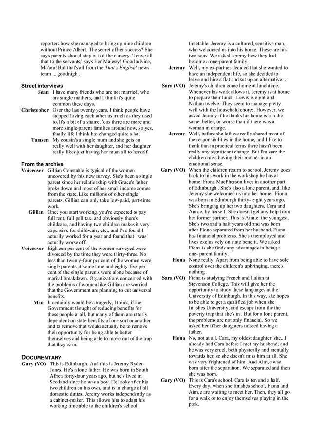 Tv transcripts -_modules_6-7 | PDF