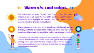 colour theory ppt- animated ppt | PPTX