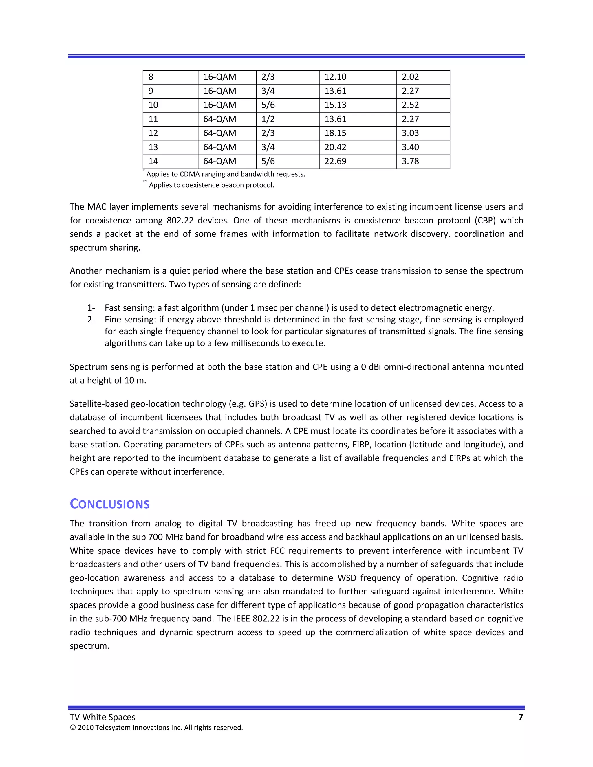 TV White Space Whitepaper | PDF | Computer Networking | Computing