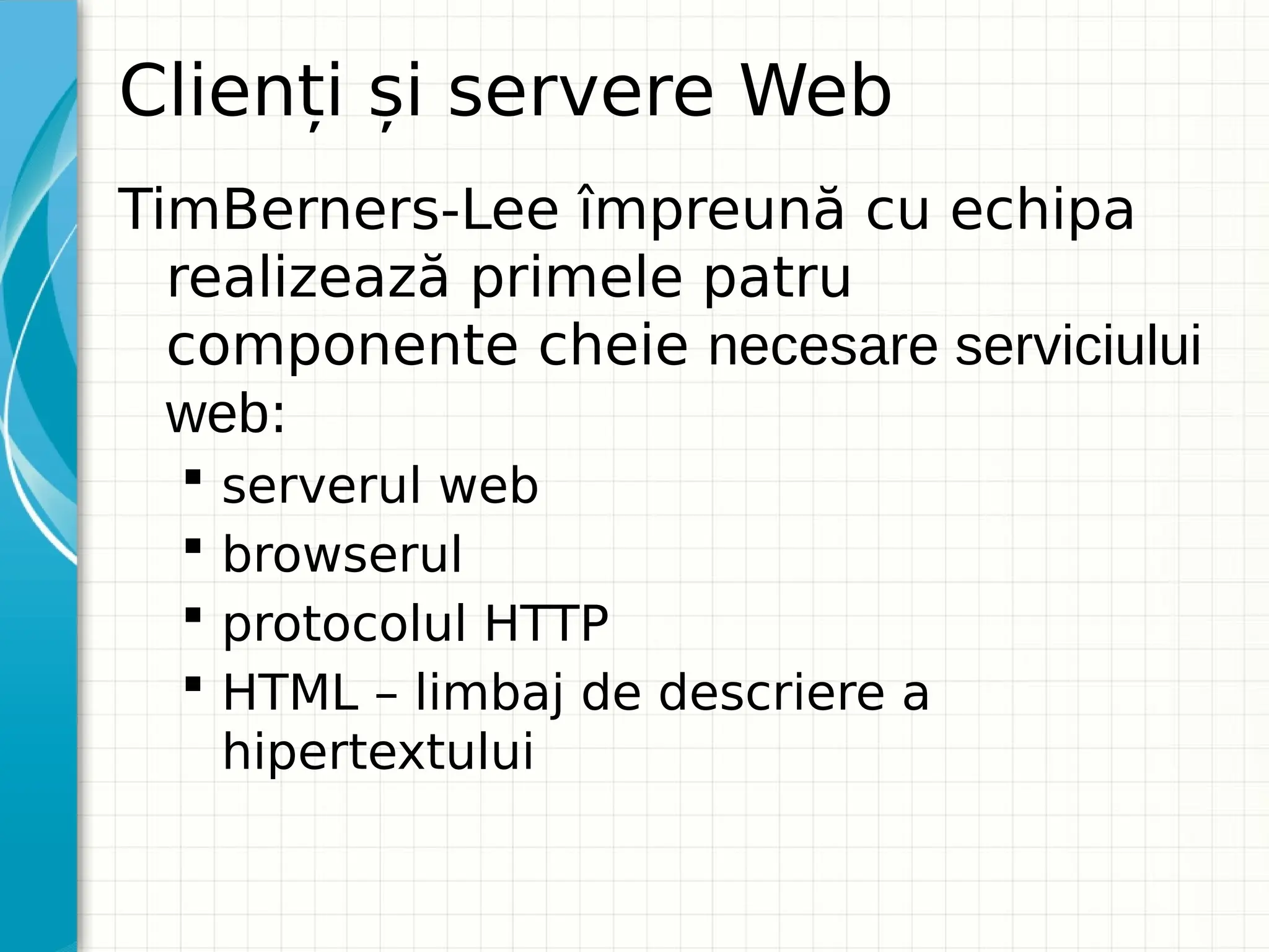 Tehnologii web, introducere, prezentare! | PDF