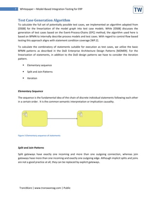 Model based testing for Integration and Regression Tests in ERP | PDF ...
