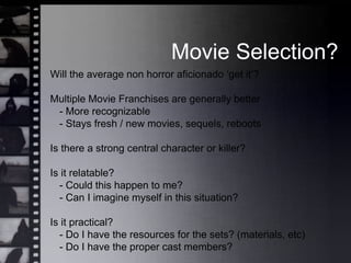 Creating Killer Movie Scenes | PPTX