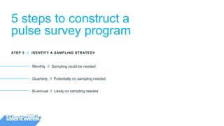Pulse Surveys // What, When, How and Why? | PPTX
