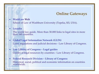 legal research international trade law databases websites knowledge ...