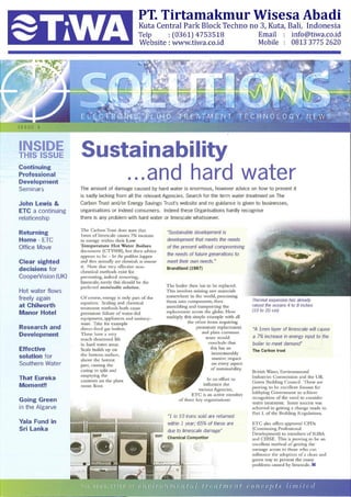 Twa enigma brochure - Solusi Mengatasi Kerak | PDF