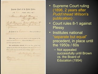 Mark Twain, Pudd'nhead Wilson | PPT