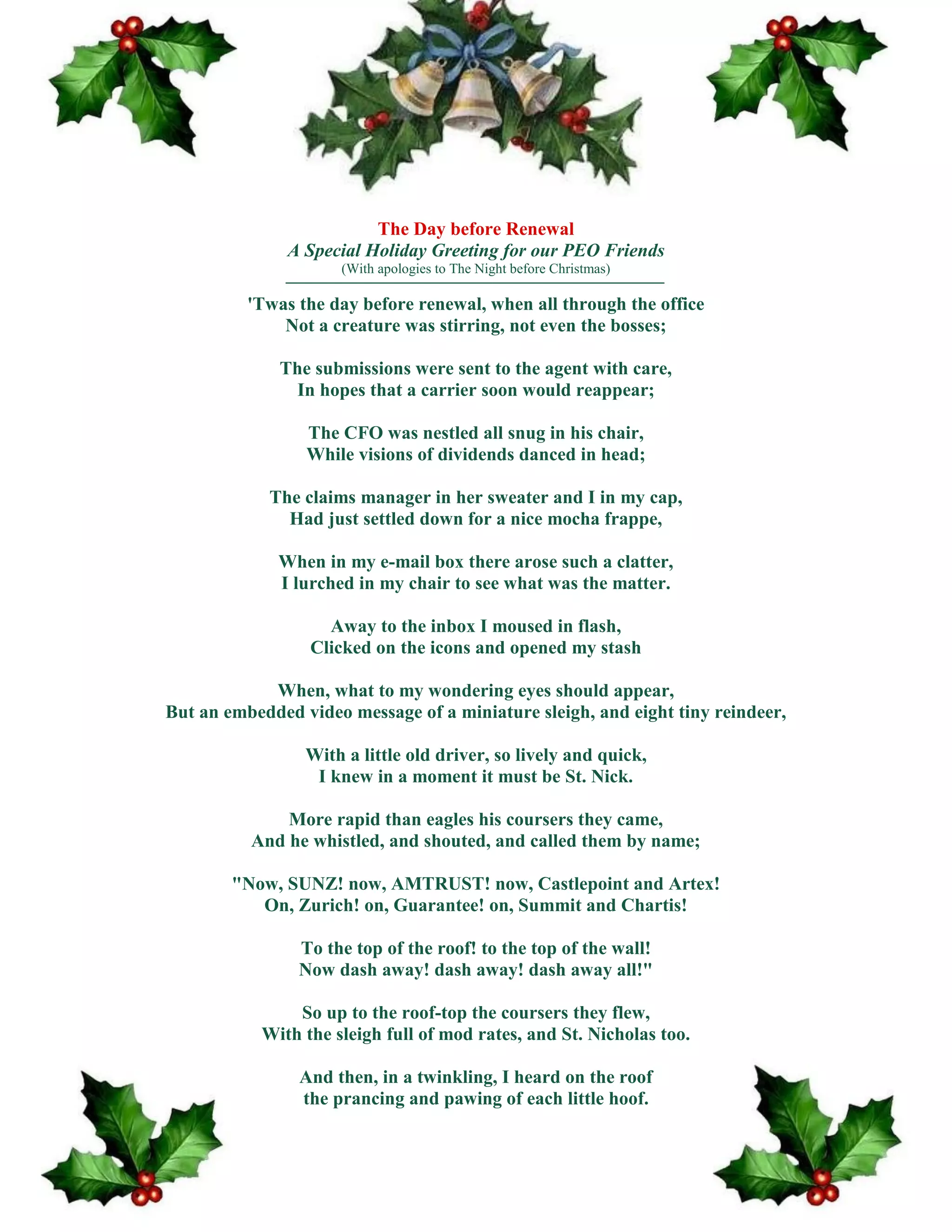 Twas the day before renewal[1] | PDF