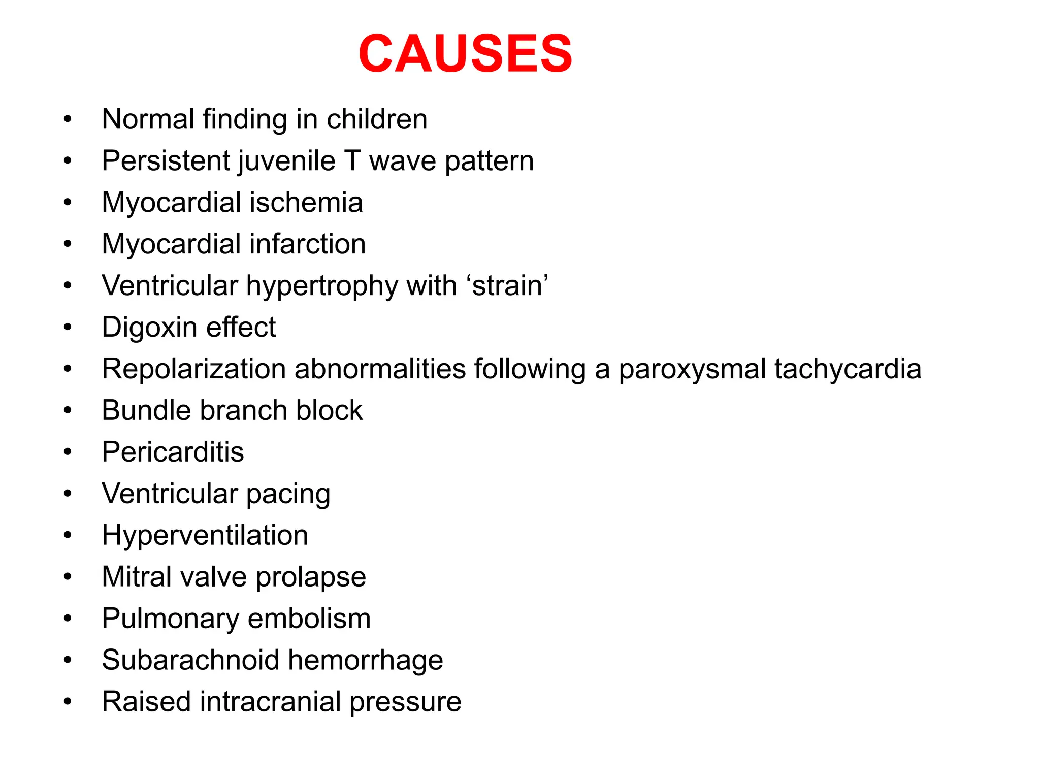 T WAVE IN ECG AND ITS ABNORMALITIES IN ECG | PPTX