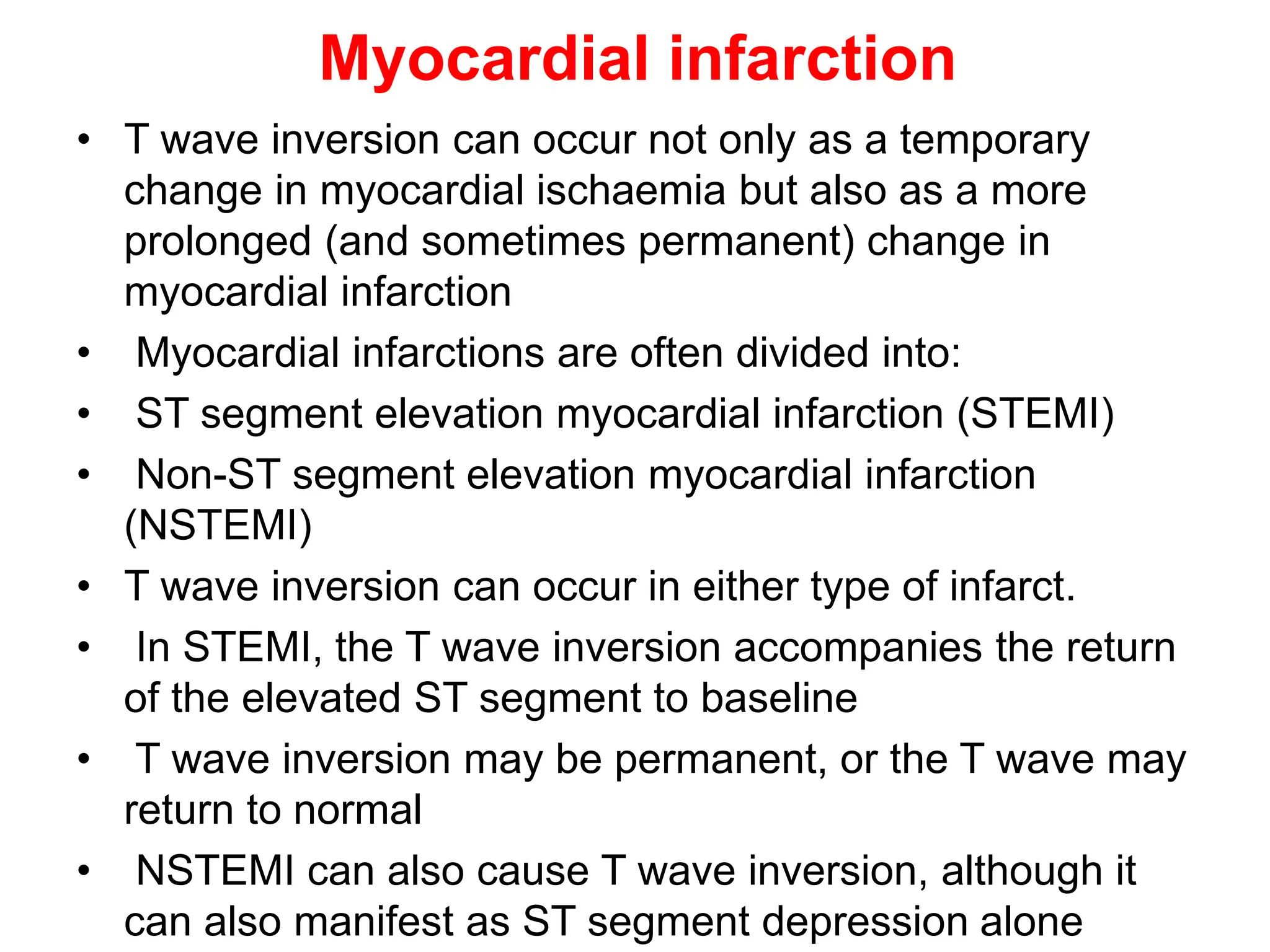 T WAVE IN ECG AND ITS ABNORMALITIES IN ECG | PPTX