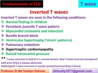 Approach to a patient with T wave abnormality in ECG | PPSX