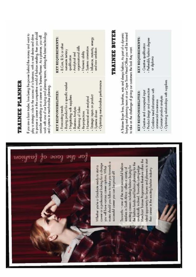 Truworths Graduate Brochure | PDF