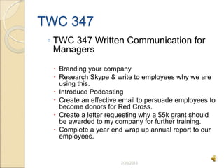 Twc 490 capstone | PPT