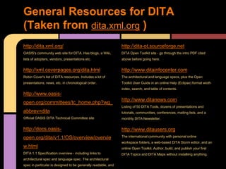 TWC 545 Presentation-DITA | PPT