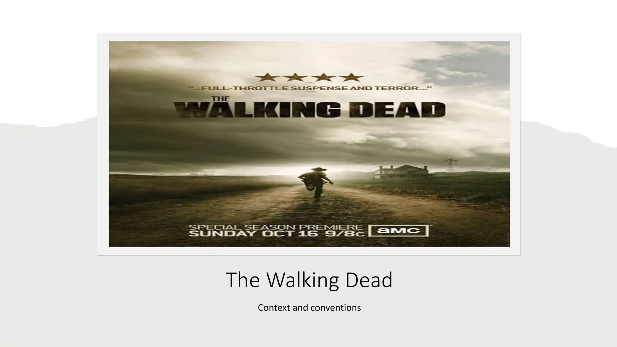 The walking dead television series conventions | PPTX