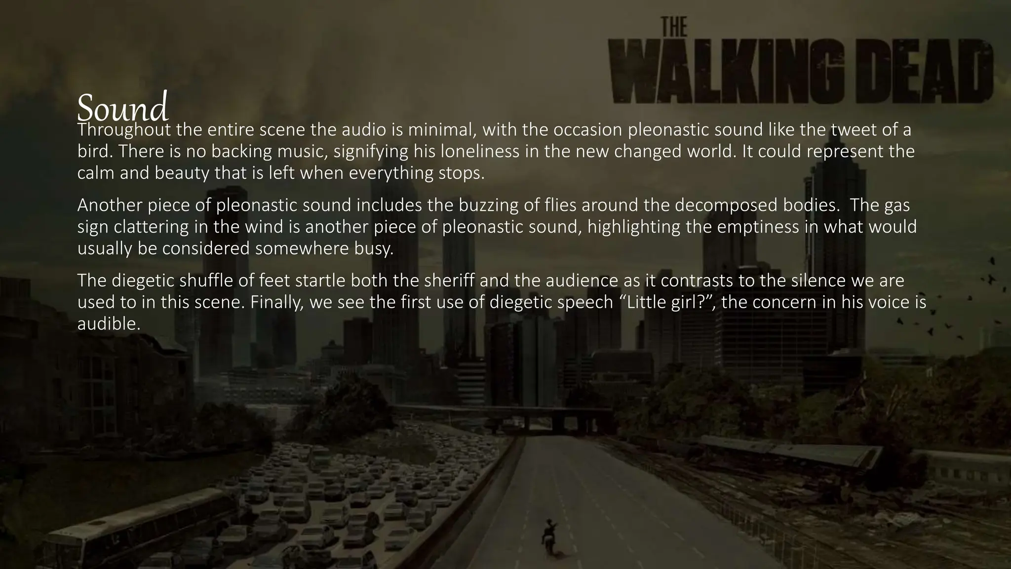 The Walking Dead TV Opening Scene Research | PPTX