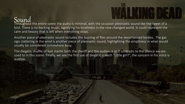 The Walking Dead TV Opening Scene Research | PPTX