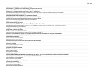 Same Day Courier Logistics Services Links Sheet | PPT