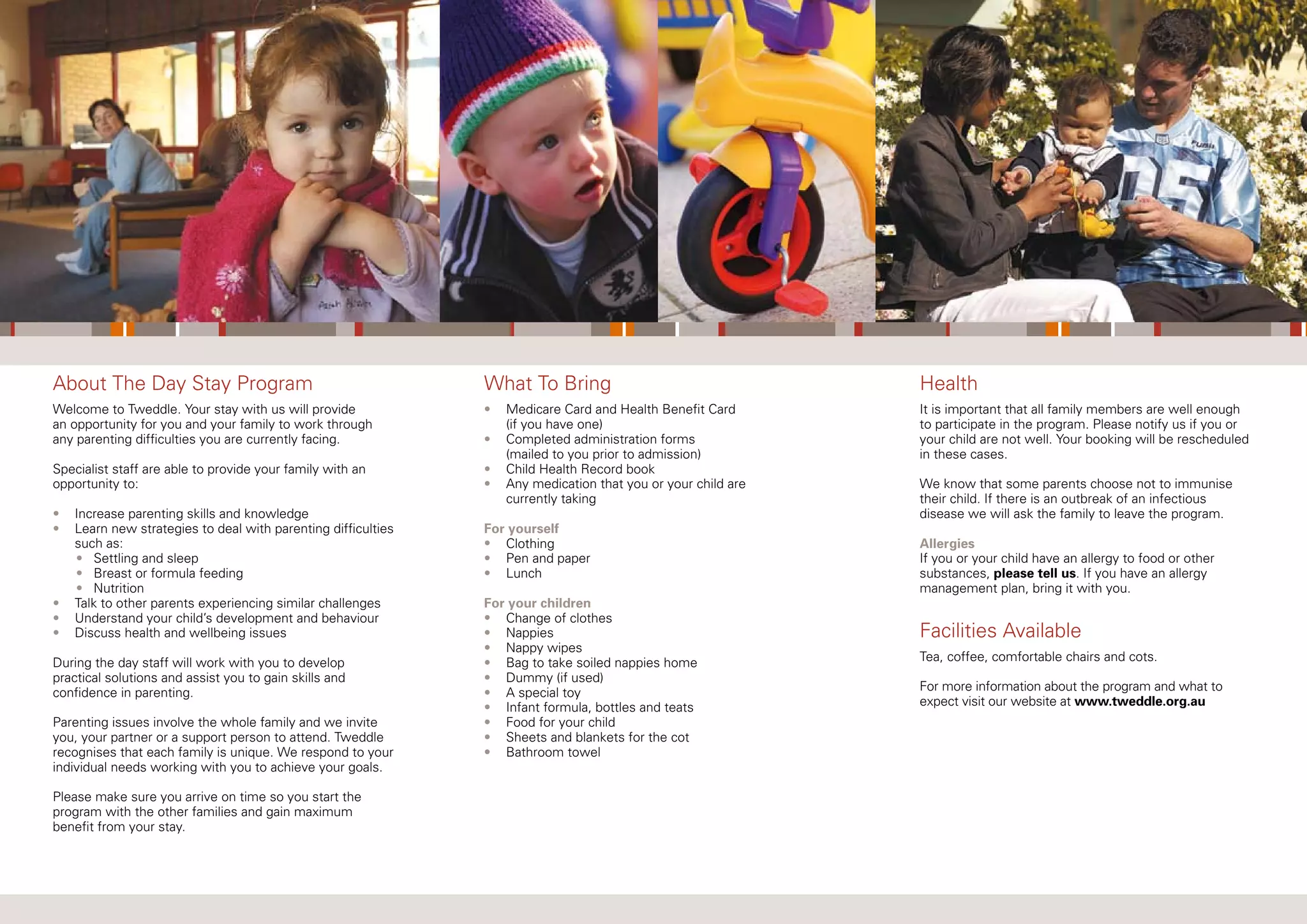 Tweddle day stay program | PPT