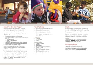 Tweddle day stay program | PPT