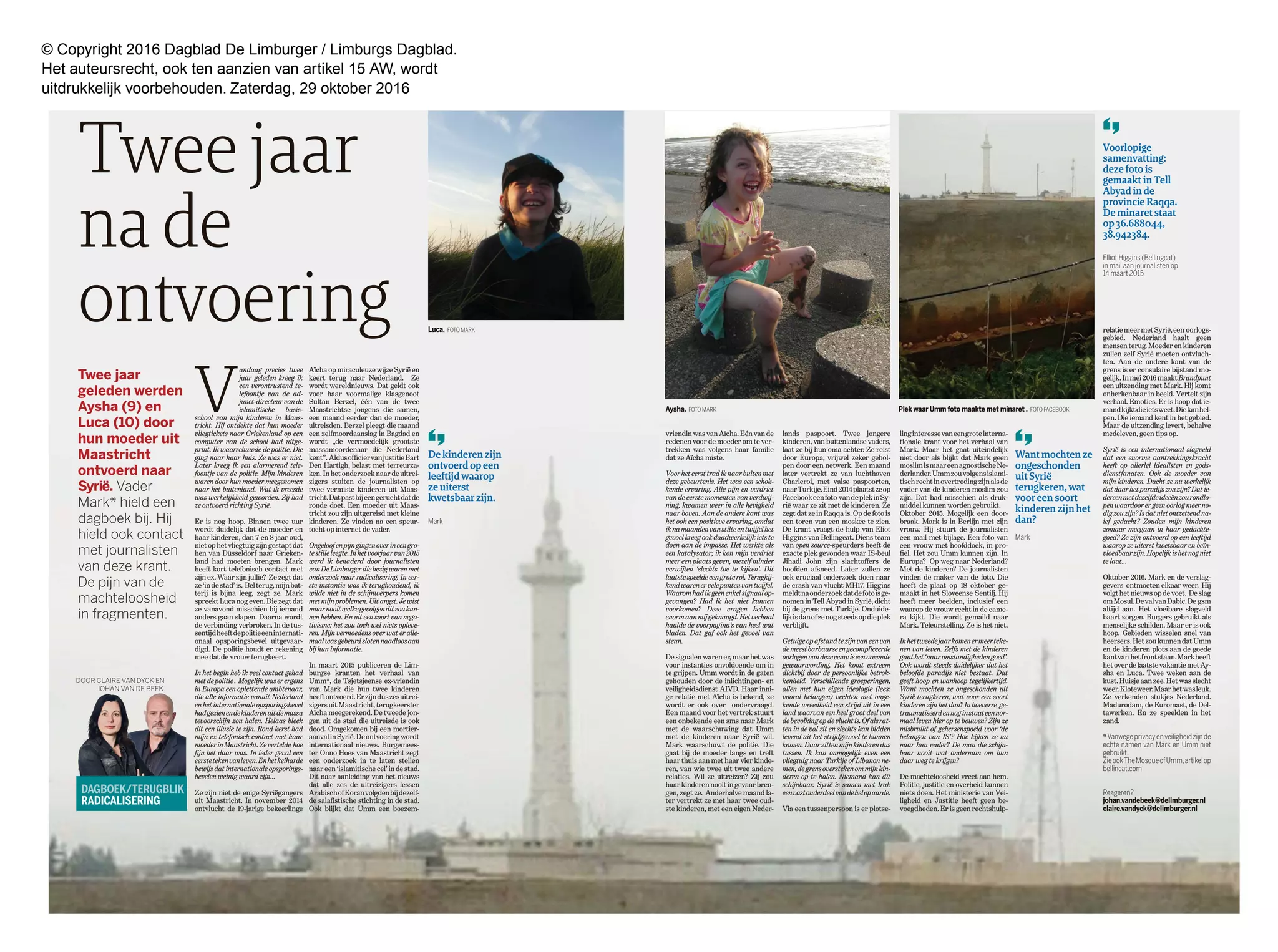 Twee jaar na de ontvoering | PPT