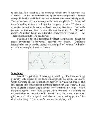 Tweening and morphing | DOCX