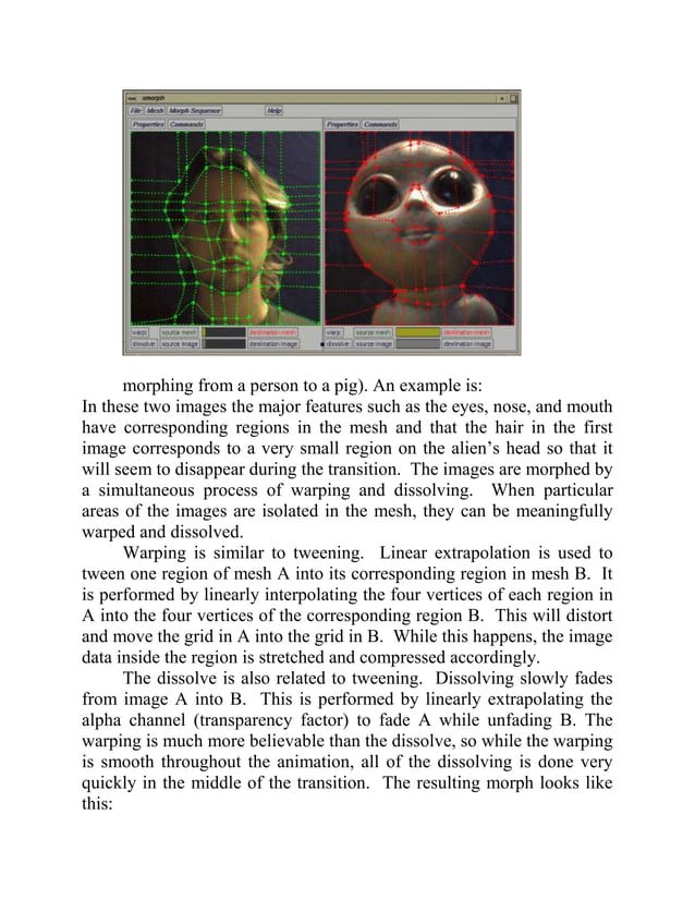 Tweening and morphing | DOCX
