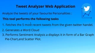 Tweet analyzer web applicaion | PDF
