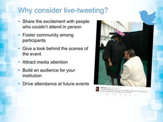 Tweet, tweet: How live-tweeting events can build buzz and create ...