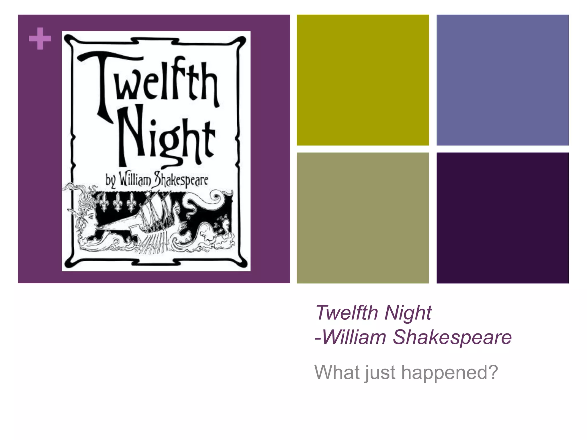 Twelfth Night Discussion | PPT