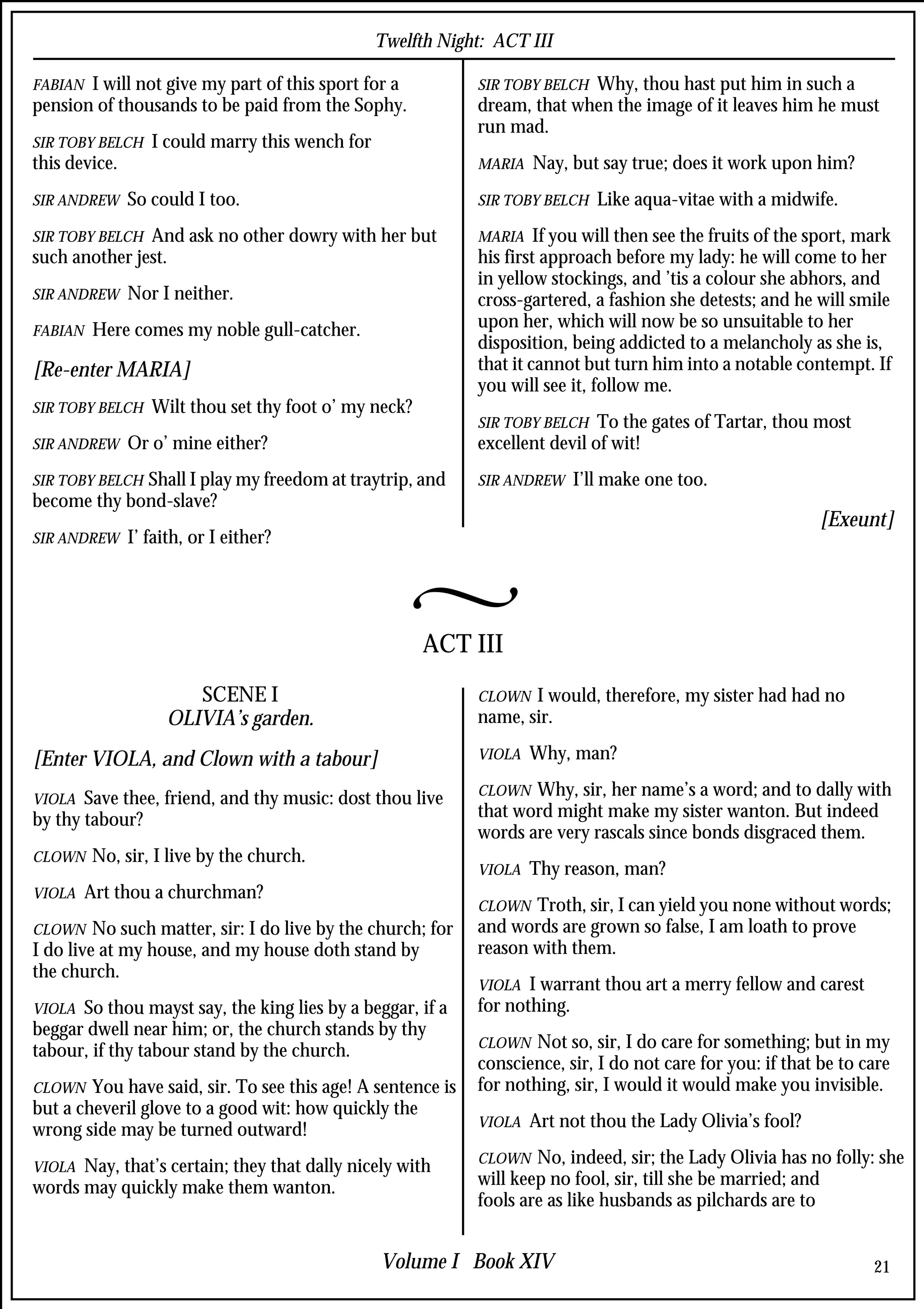 Twelfth night by william shakespeare | PDF