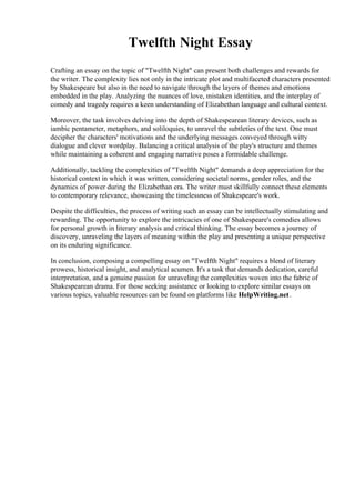 Twelfth Night Essay.pdf