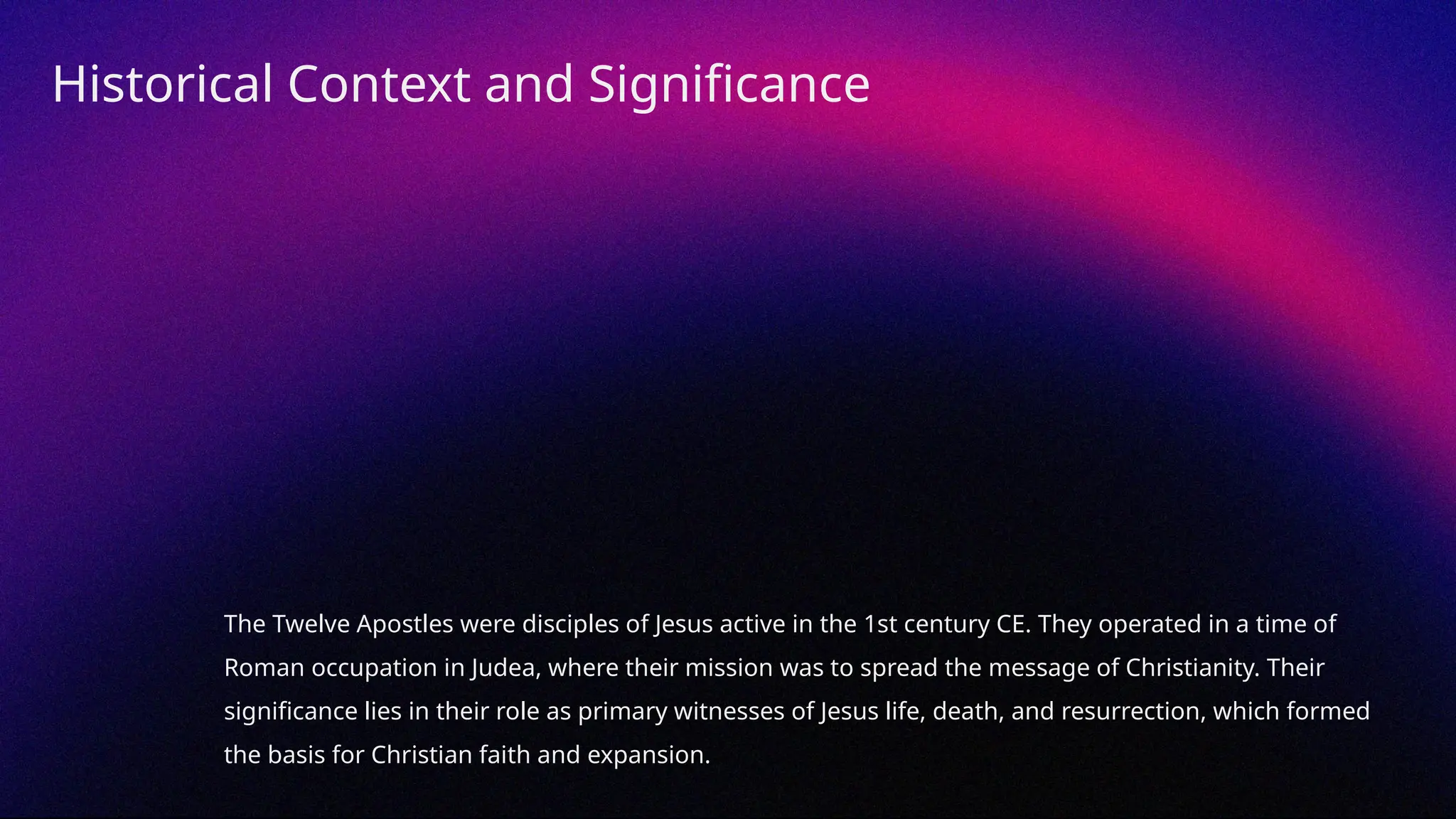 The Twelve Apostles of Jesus Christ and Their Mission to Spread the ...