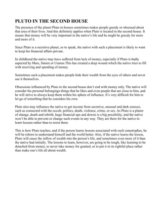 The Twelve Houses of Astrology | PDF