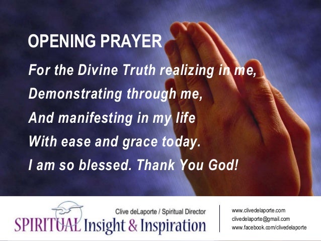 UNITY Twelve Powers Affirmations