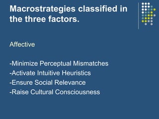 Twelve's principles and macros strategies | PPTX | Education