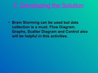 Twelve steps of qc | PPT