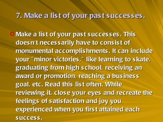 Twelve valuable steps to raise your self esteem | PPT